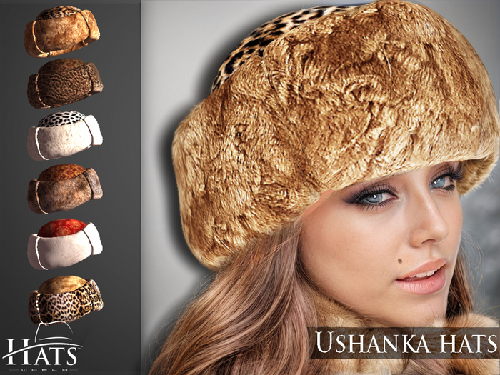 Second Life Marketplace - [HW] USHANKA HATS FAT PACK